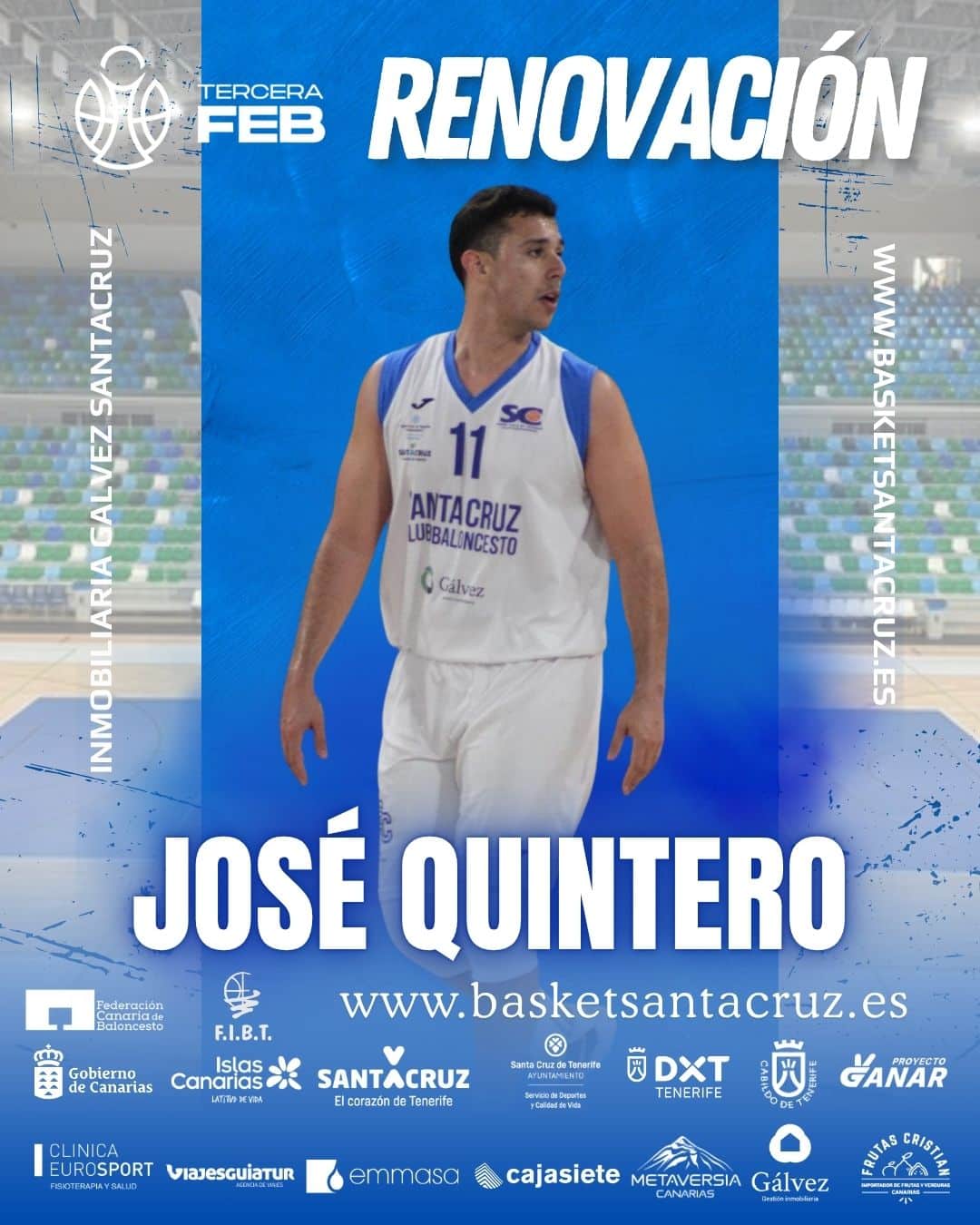 Renovación de José Quintero para la próxima temporada